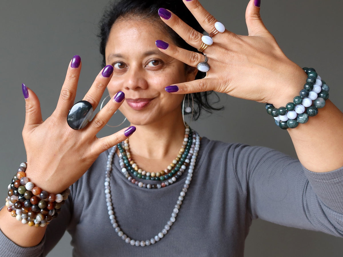 Your 5 Agate Jewelry Collections I Colorful Healing I Satin Crystals