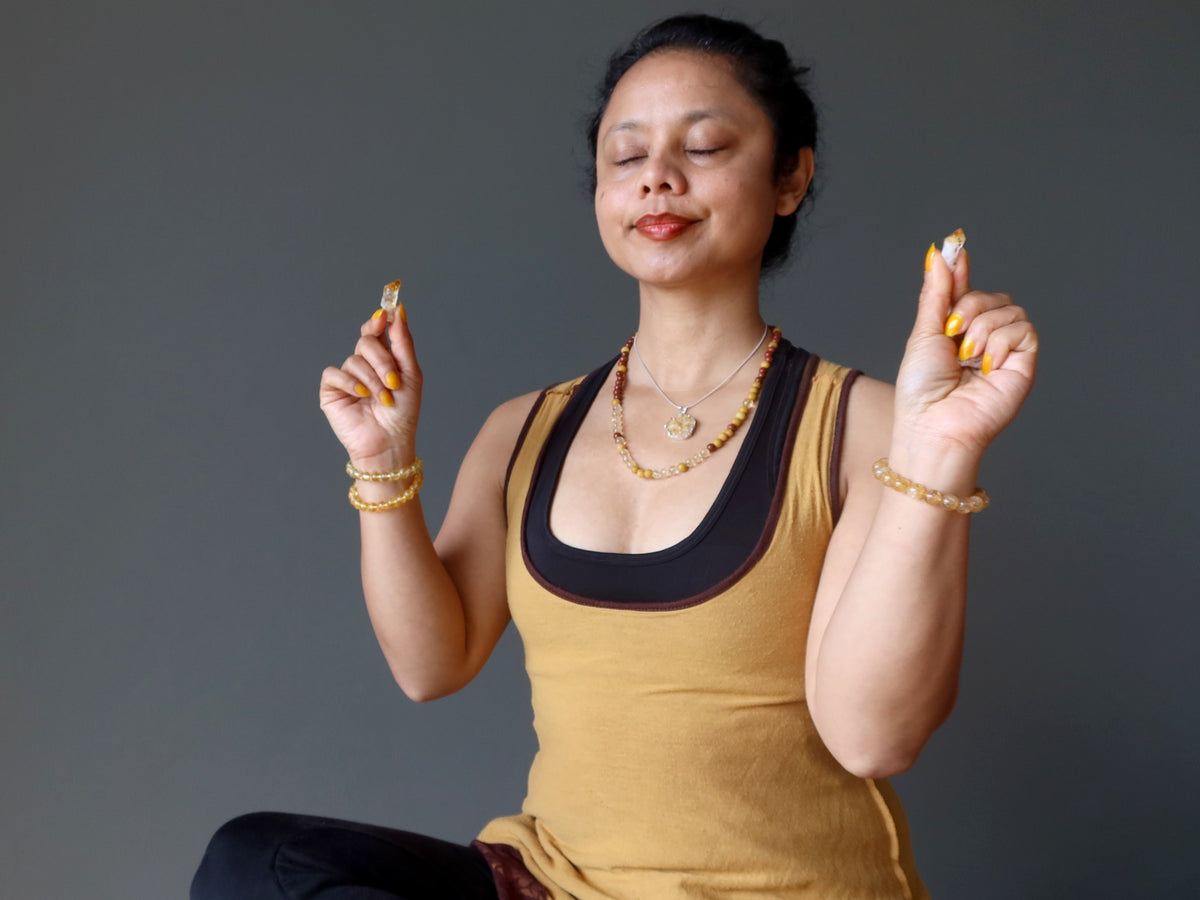 Citrine Guided Meditation for Prosperity, Abundance, Confidence — Satin ...