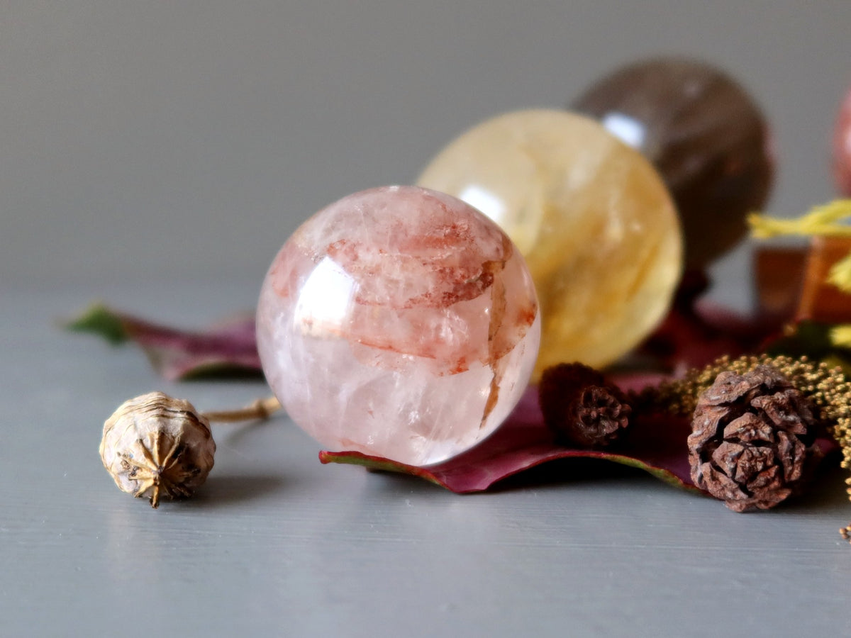 Crystal Ball Visions for Fall - The Magic of Spheres at Satin Crystals