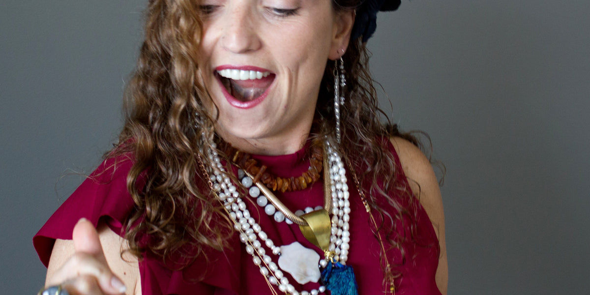 Gray Friday Deal 2023 I $22 Gemstone Necklaces I Satin Crystals