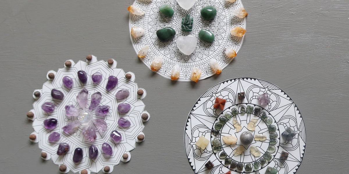 How to Create Crystal Mandalas for Manifestation I Satin Crystals