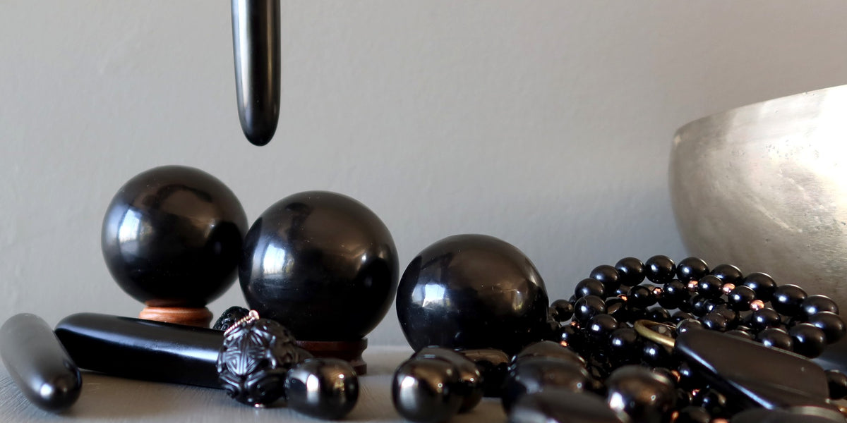 Shop Jet Stone Showcase I Protect from Evil Eye I Satin Crystals