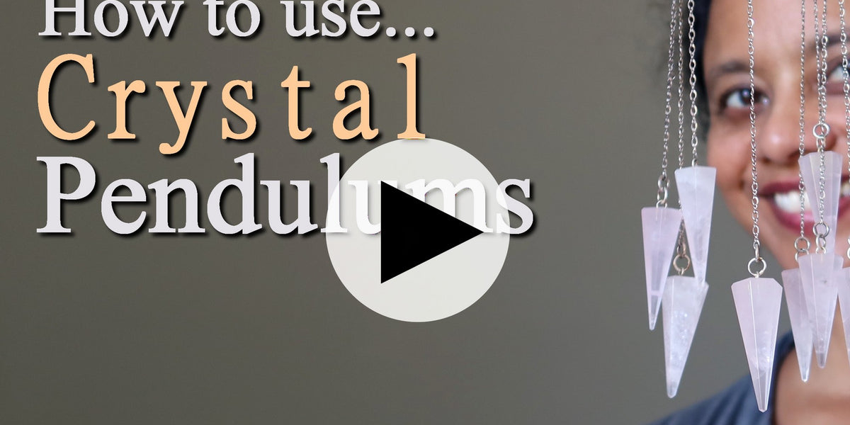 What is a Crystal Pendulum? Watch the Video | Satin Crystals