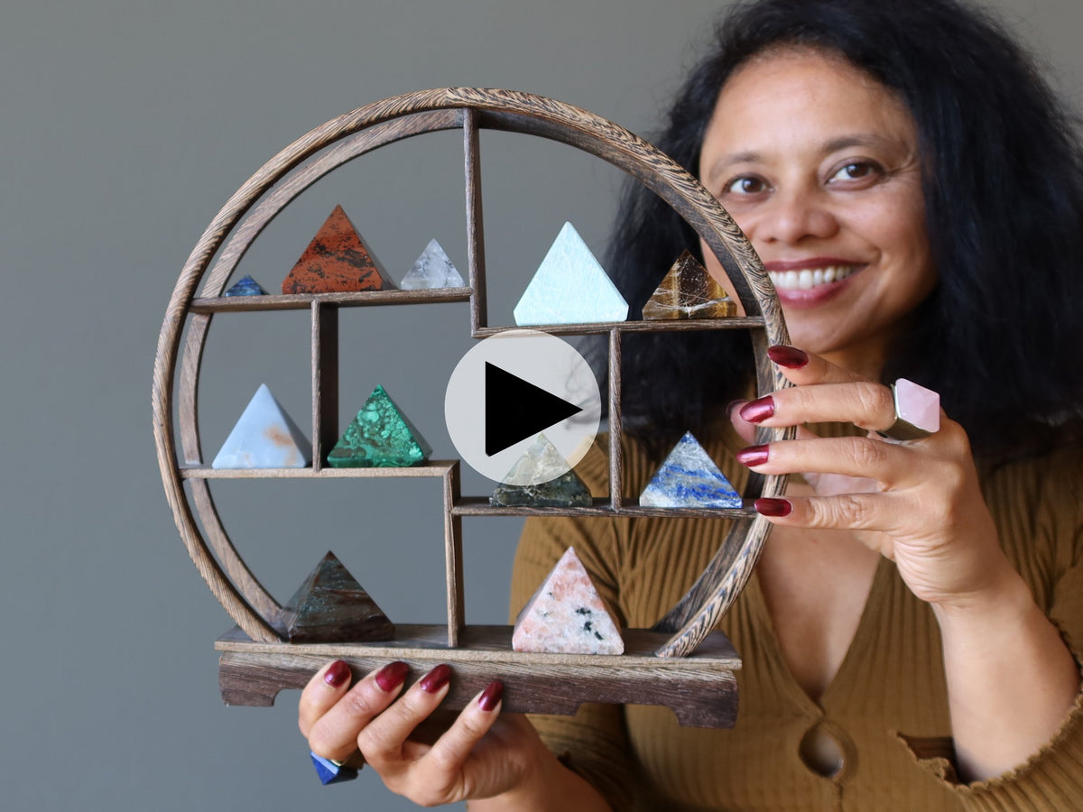 What is a Crystal Pyramid? Watch the Video | Satin Crystals