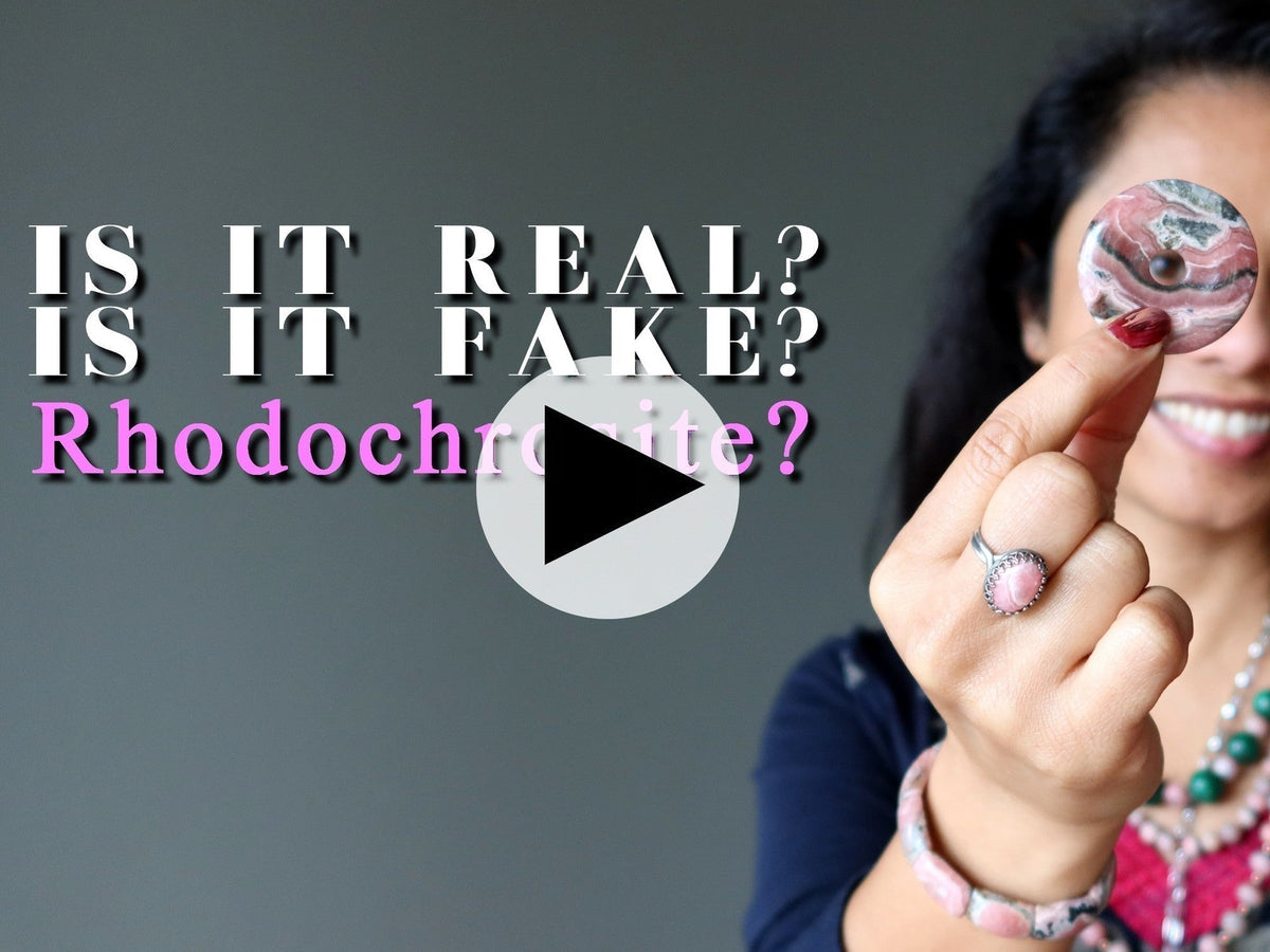 Fake vs Real Rhodochrosite | Know your Stones | Satin Crystals