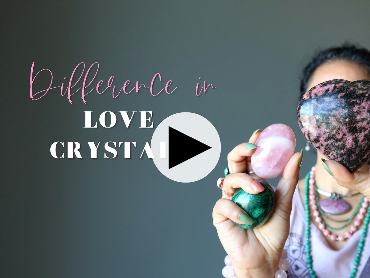 Top 7 Love Crystals & How they Differ I Video at Satin Crystals