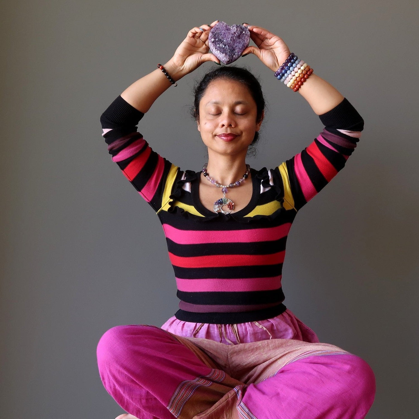 7 Chakra Guided Meditation Script | Rainbow Energy | Satin Crystals