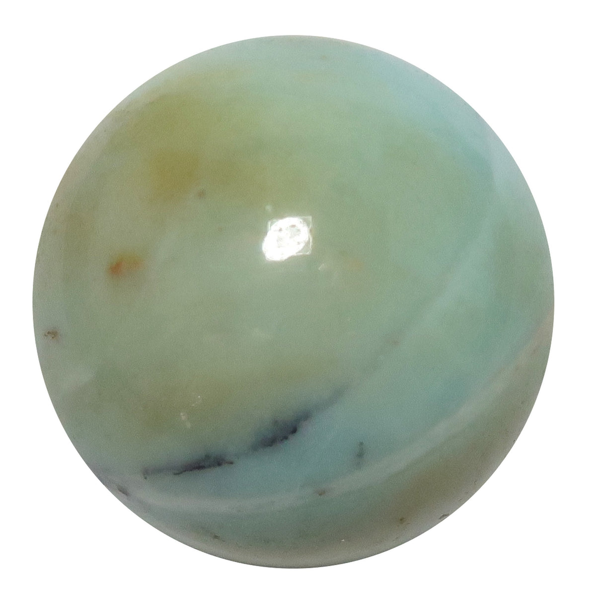 Amazonite Sphere Blue-Green Paradise Crystal Ball | Satin Crystals