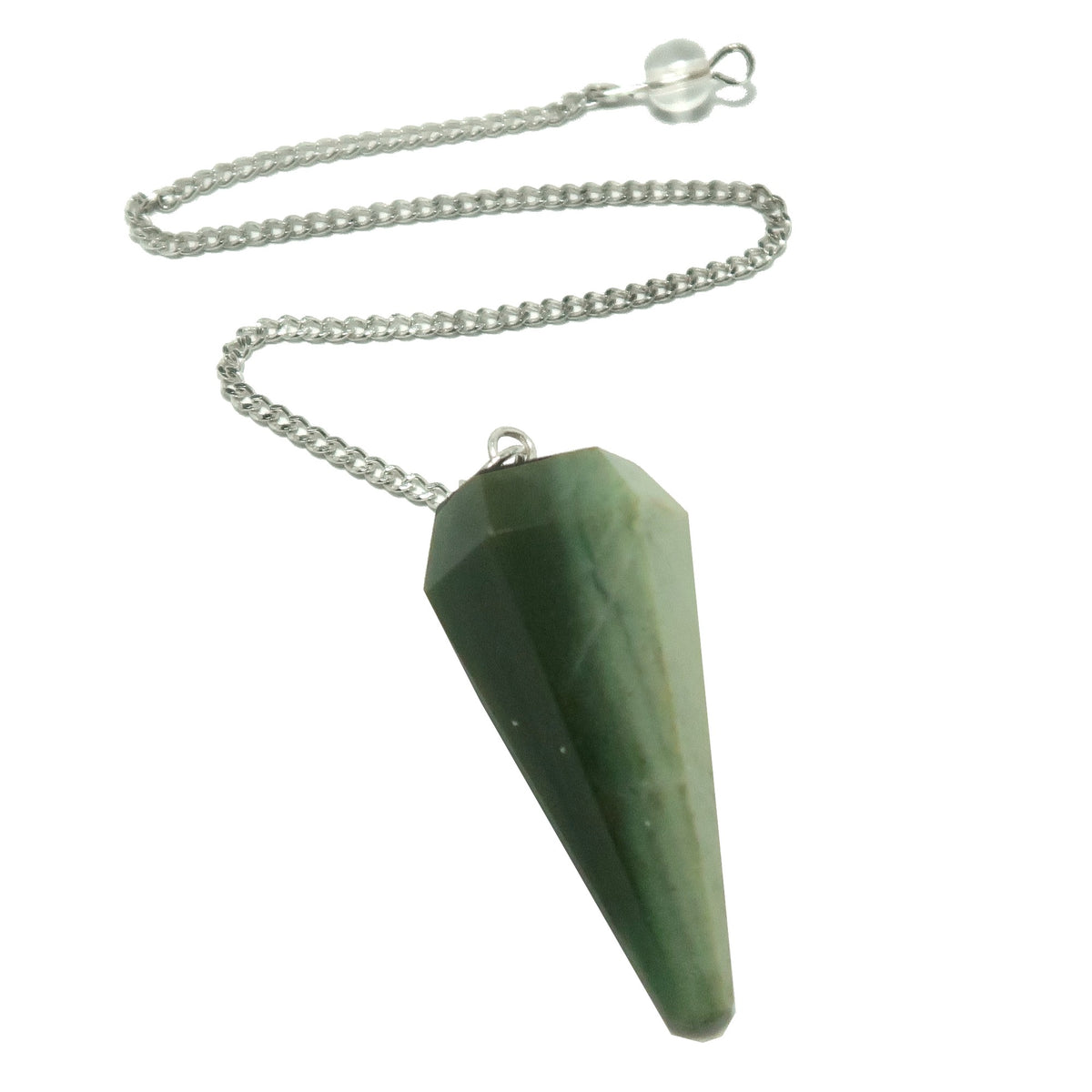 Green Aventurine Pendulum Deep Dowsing Divination — Satin Crystals