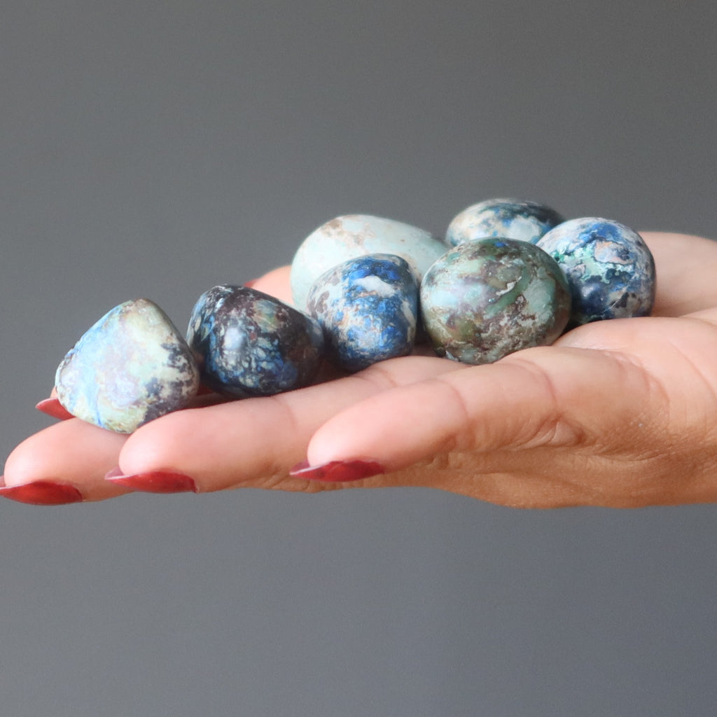 Shop Azurite Stones I Healing Blue Jewelry I Satin Crystals