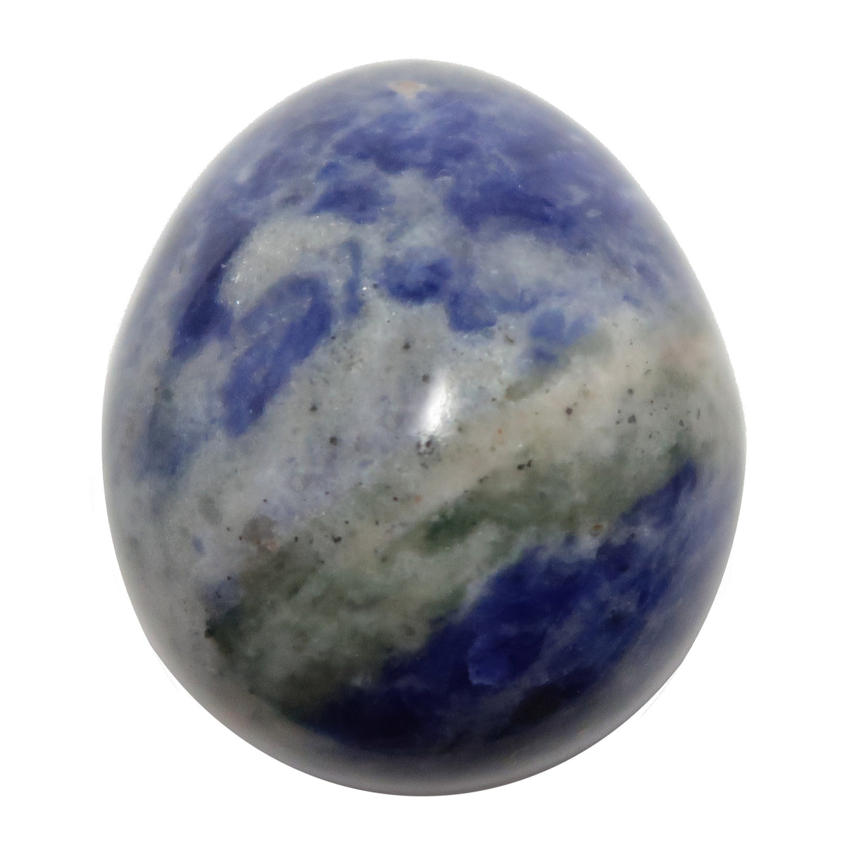 Lapis Egg Intuitive Denim Blue Stone — Satin Crystals