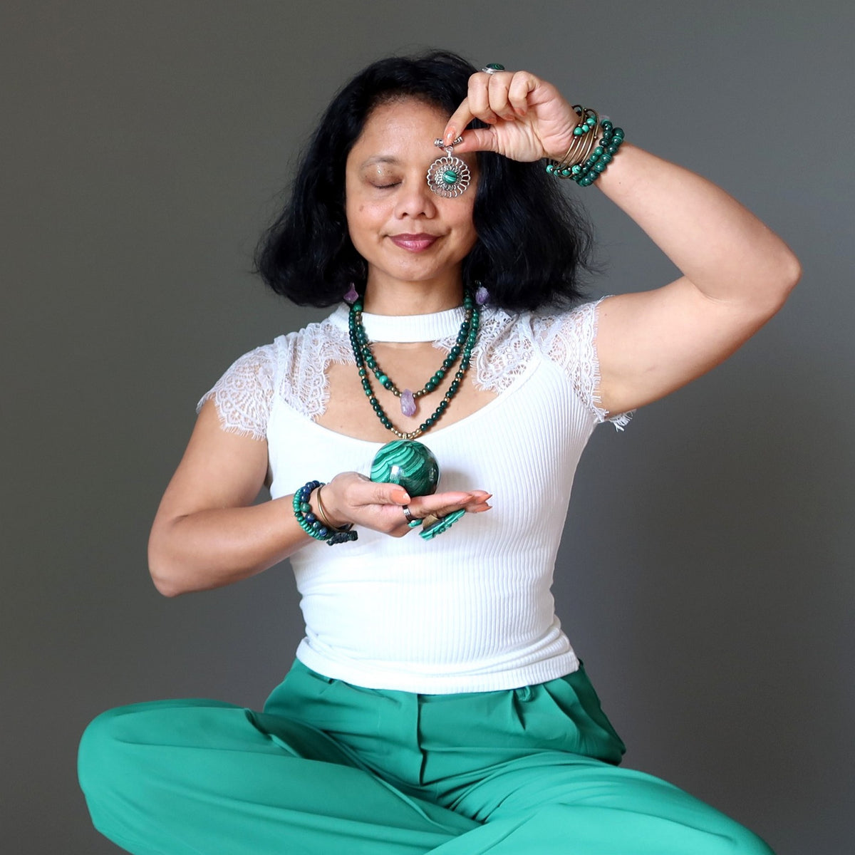 Malachite Guided Meditation Script | Lucky Fortune | Satin Crystals