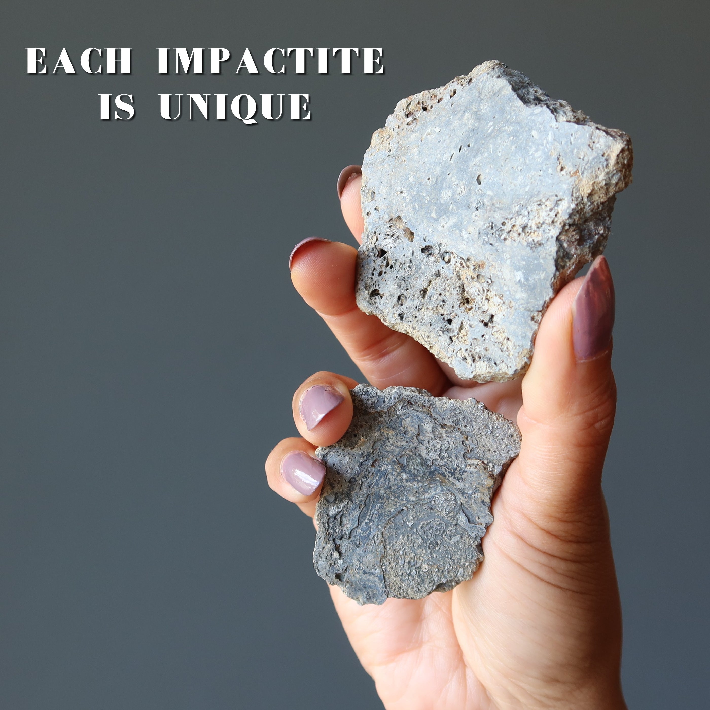 Nordlinger Ries Crater Impactite Slice of Space — Satin Crystals