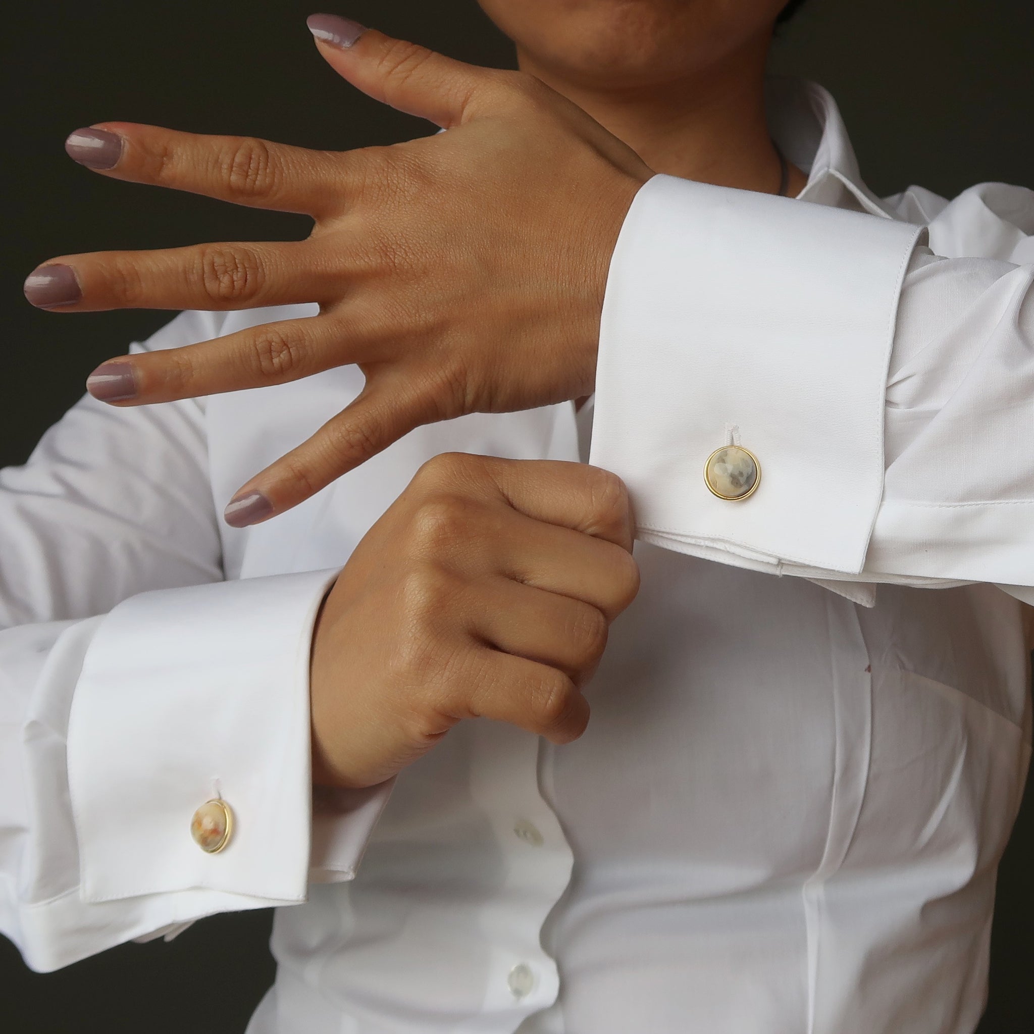 Cufflinks Collection - Gemstone Accessories - Satin Crystals Boutique