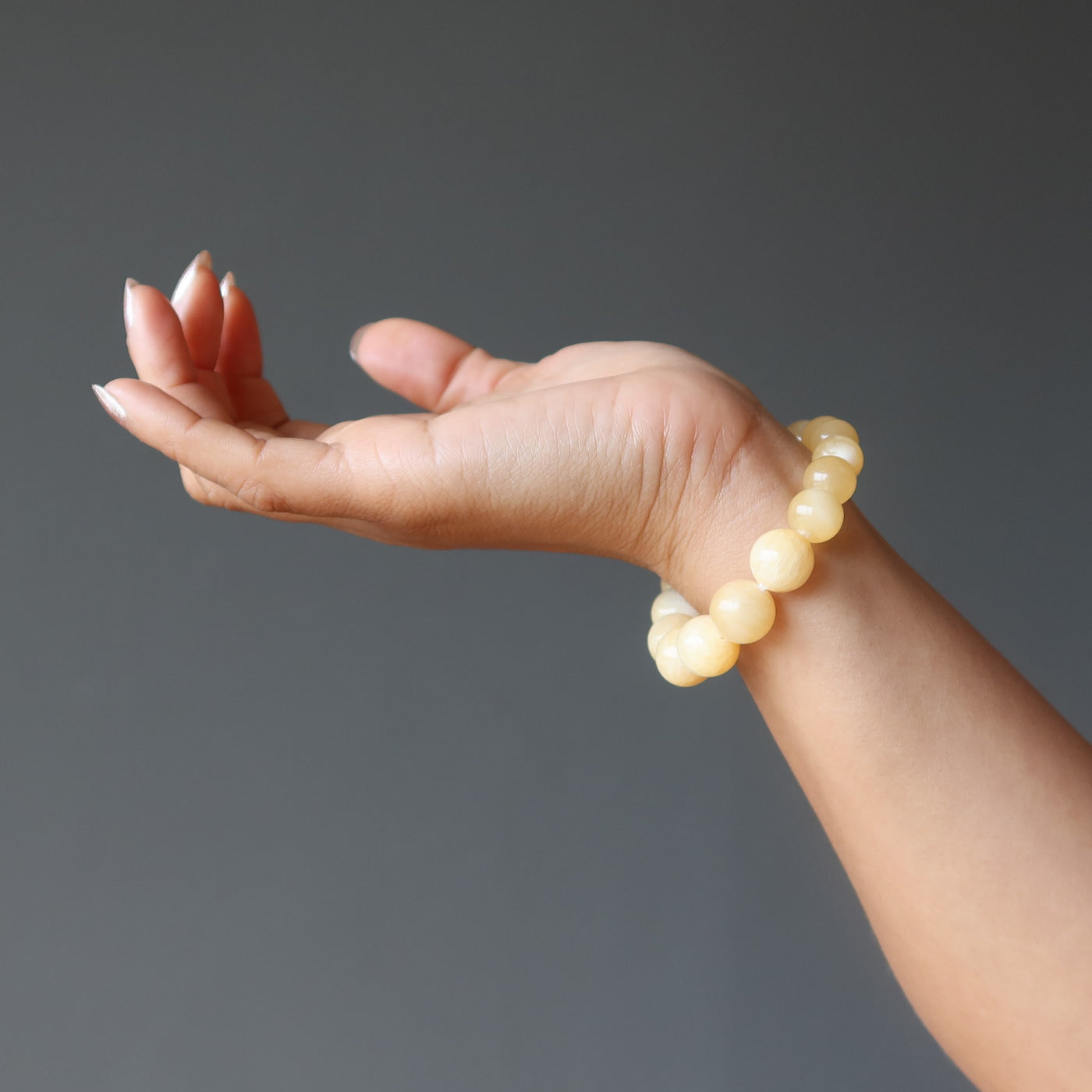 Yellow Calcite Bracelet Sunshine Happiness Crystal — Satin Crystals