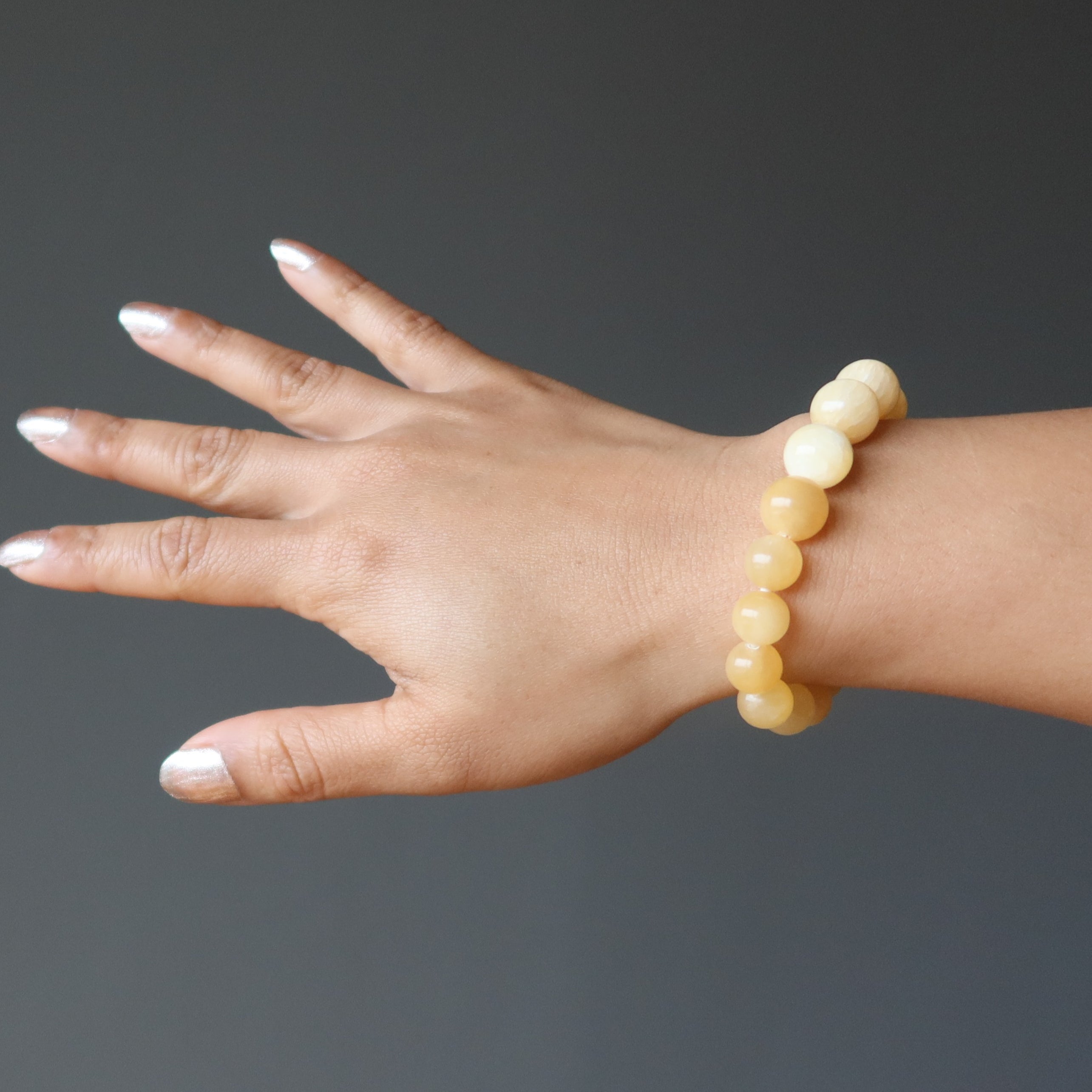 Yellow Calcite Bracelet Sunshine Happiness Crystal — Satin Crystals