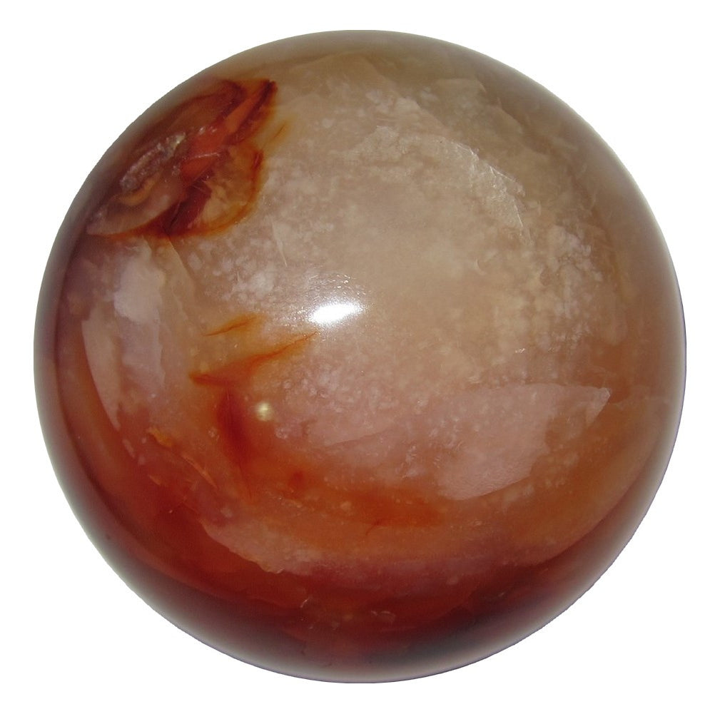 Carnelian Sphere Fire and Passion Lower Chakras Healing Crystal Ball ...