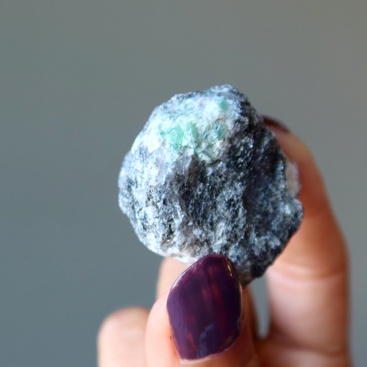 Emerald Raw Crystal Pair Double Luck Green Gems — Satin Crystals
