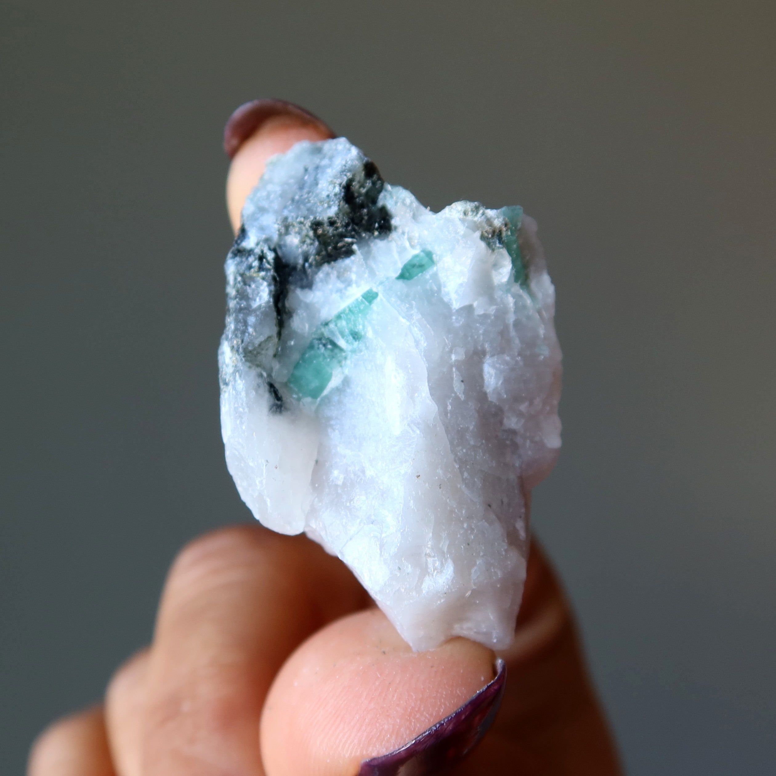 Emerald Raw Crystal Set Double Luck Green Prosperity Gems — Satin Crystals
