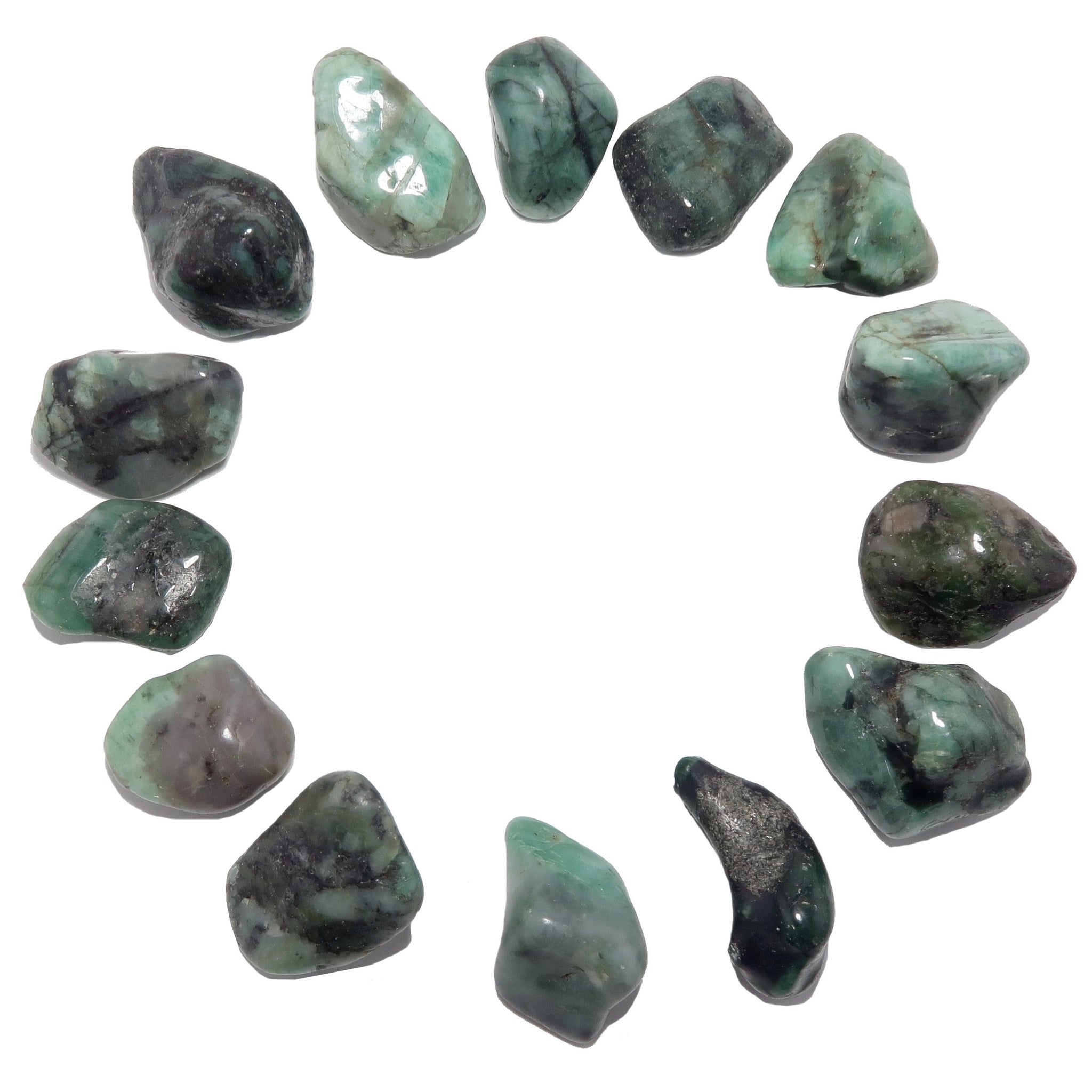 Emerald Stone Collection- Shop Jewelry & Gemstones- Satin Crystals