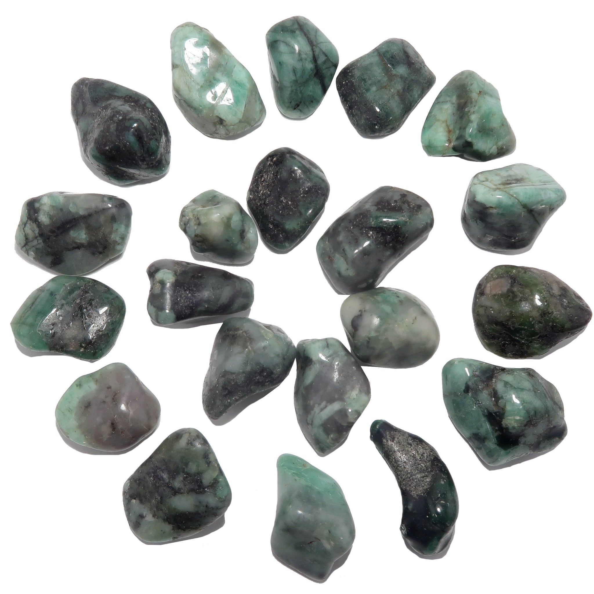 Emerald Stone Collection- Shop Jewelry & Gemstones- Satin Crystals