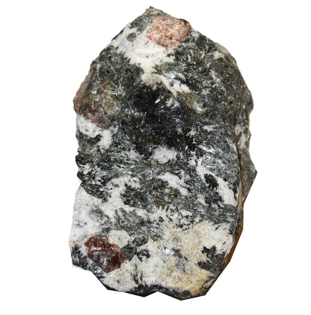 Garnet Red Almandine Black Biotite Cluster Raw Stone Holistic — Satin ...