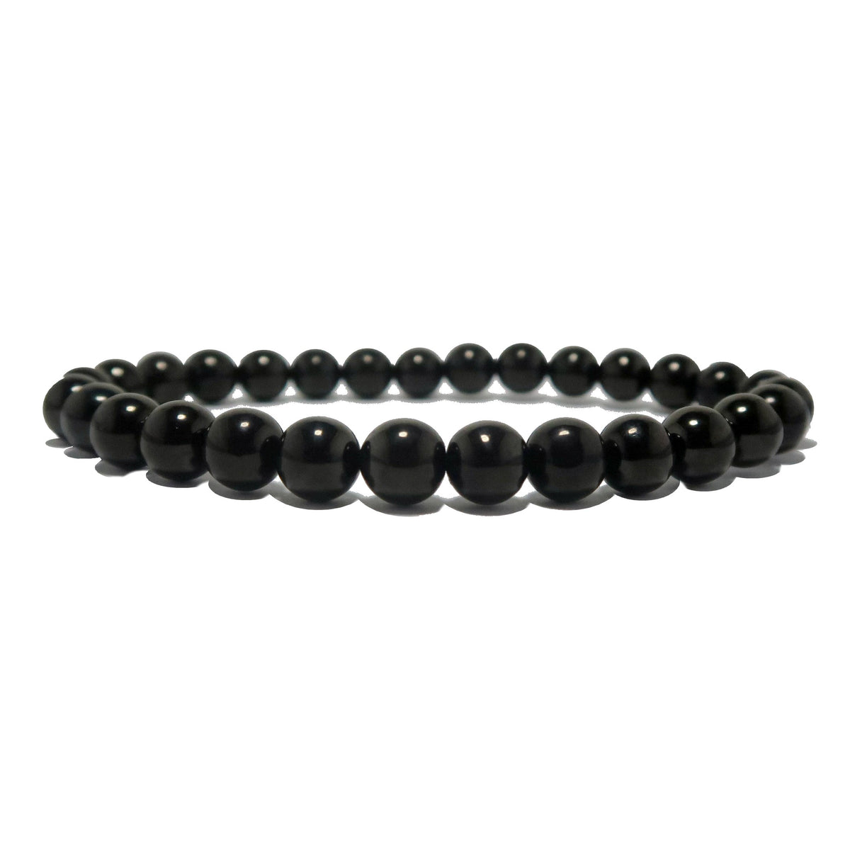 Jet Anklet Root To Earth Ancient Black Stones — Satin Crystals