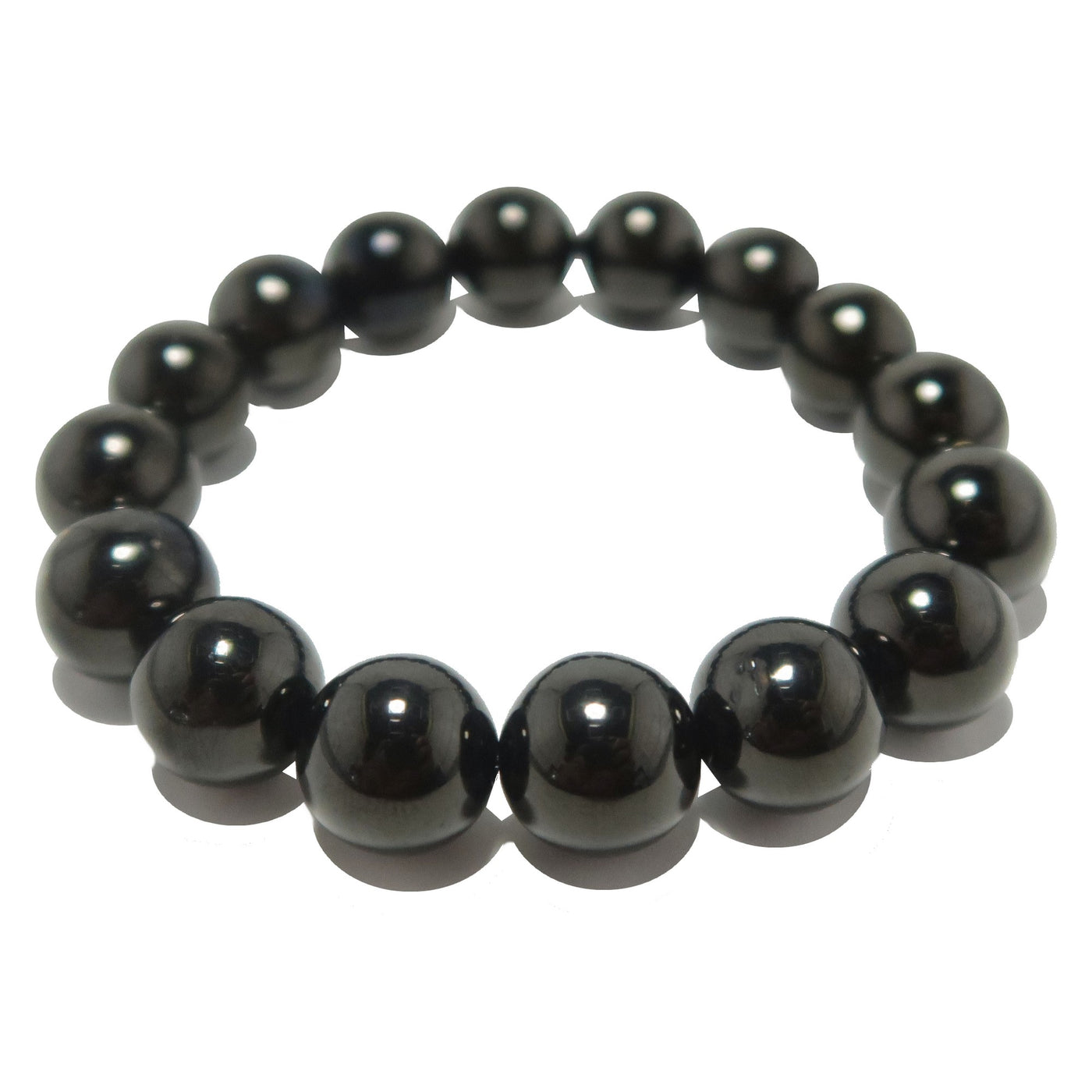 Jet Bracelet Black Azabache Protection Stone — Satin Crystals