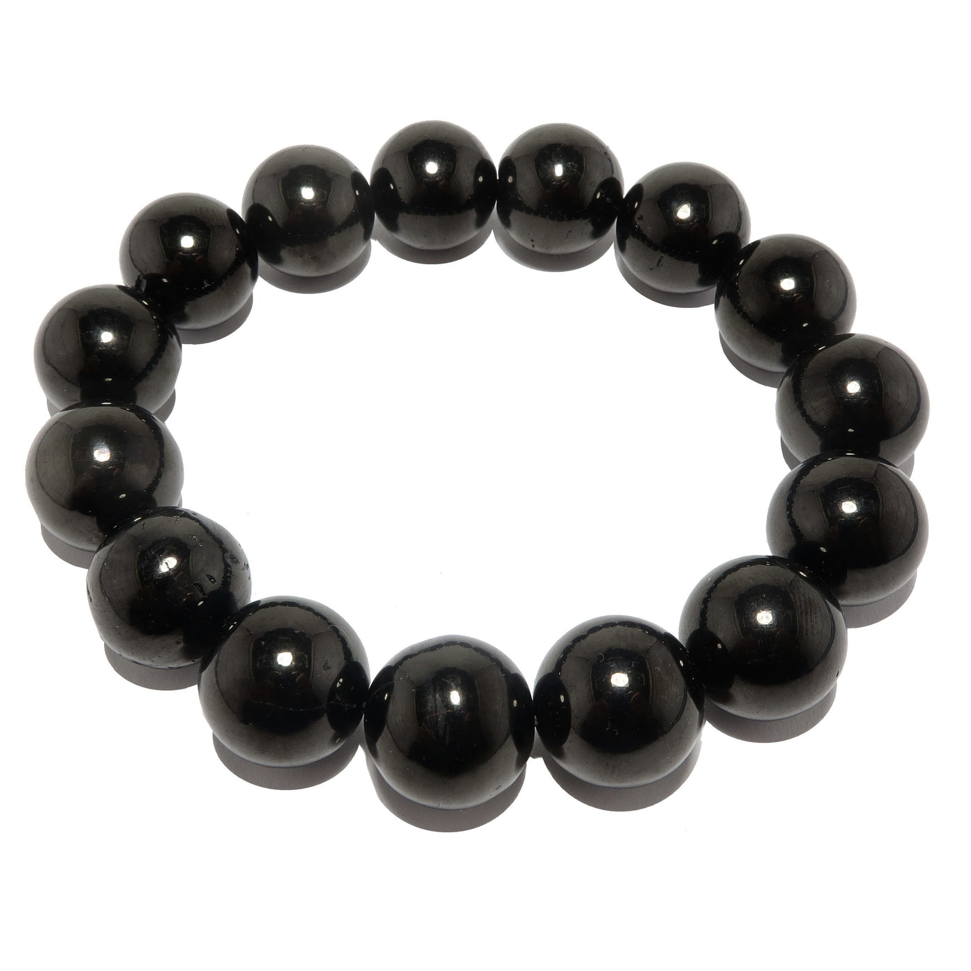Jet Bracelet Black Azabache Protection Stone — Satin Crystals