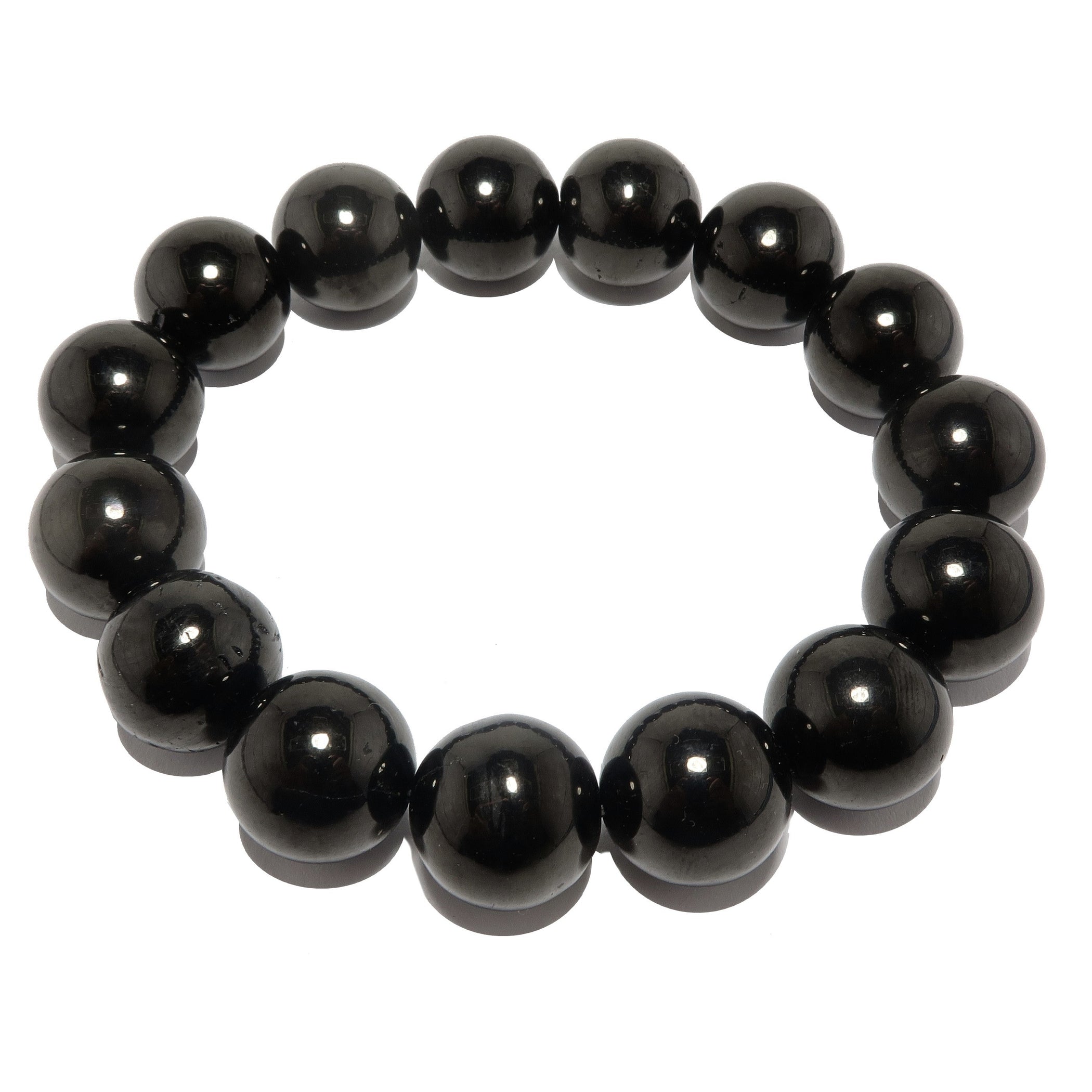Jet Bracelet Black Azabache Protection Stone — Satin Crystals