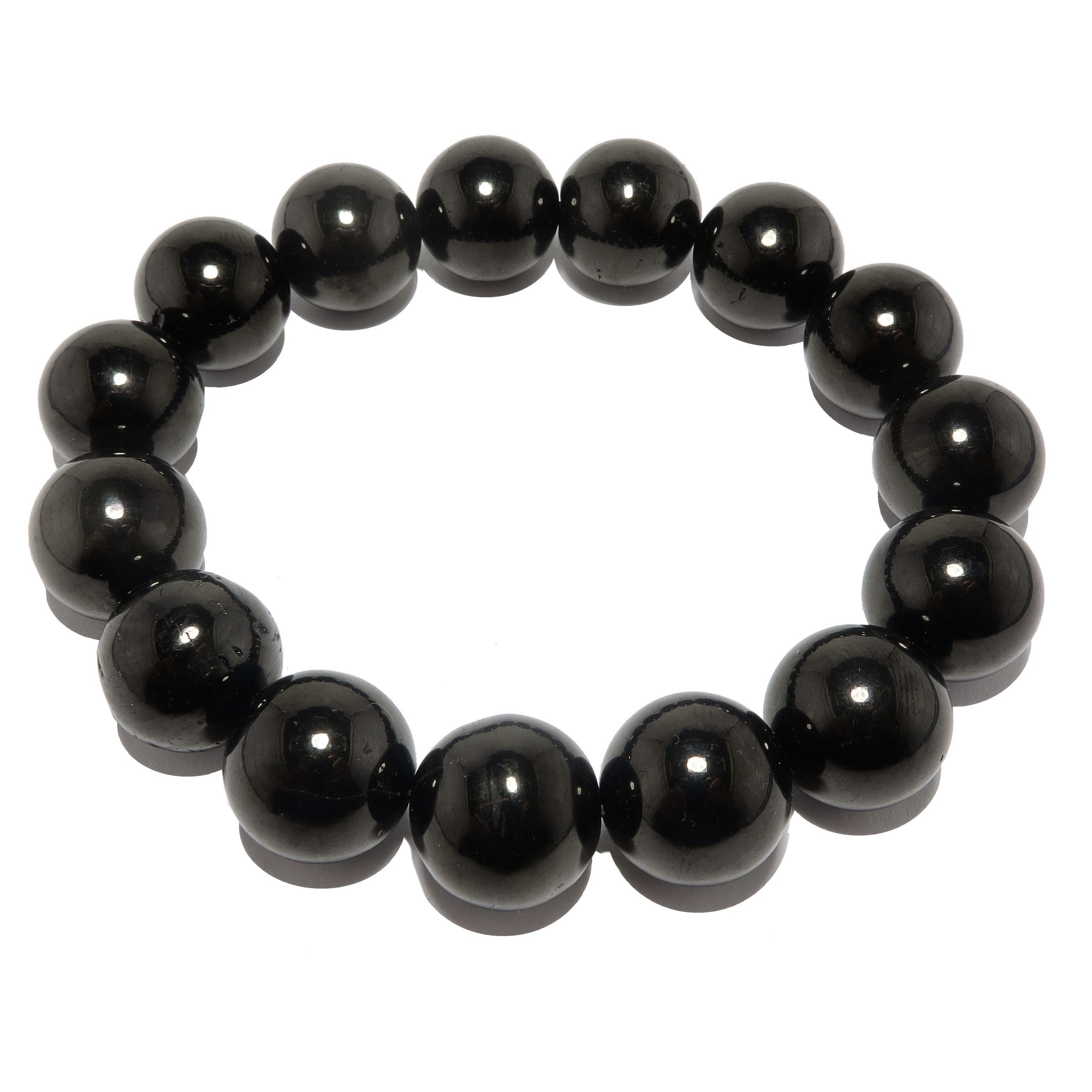 Jet Bracelet Black Azabache Protection Stone — Satin Crystals