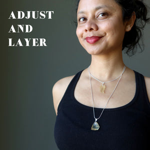 Libyan Desert Glass Necklace Royal King Tut Sterling Silver — Satin ...