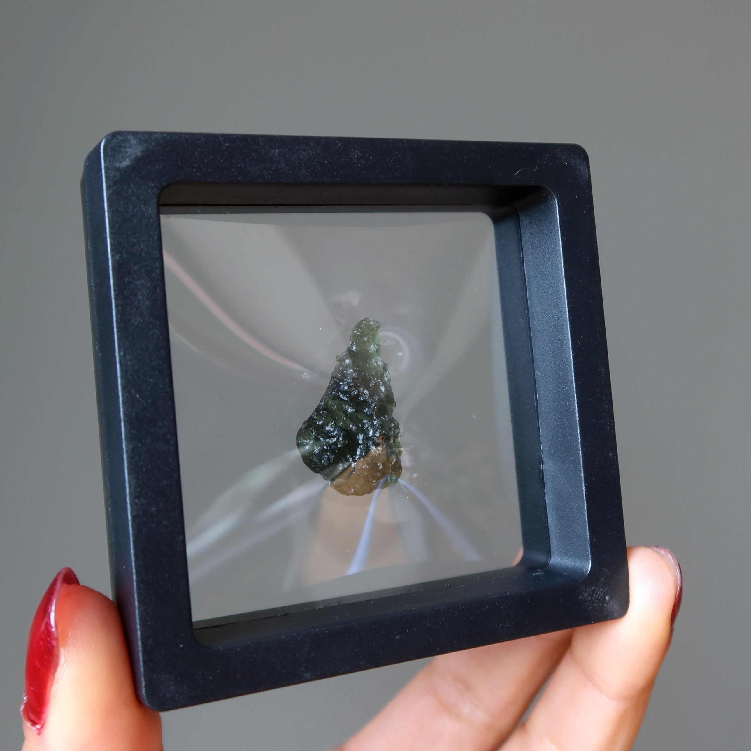 Moldavite Tektite Time Travel Flying Arrowhead Point — Satin Crystals