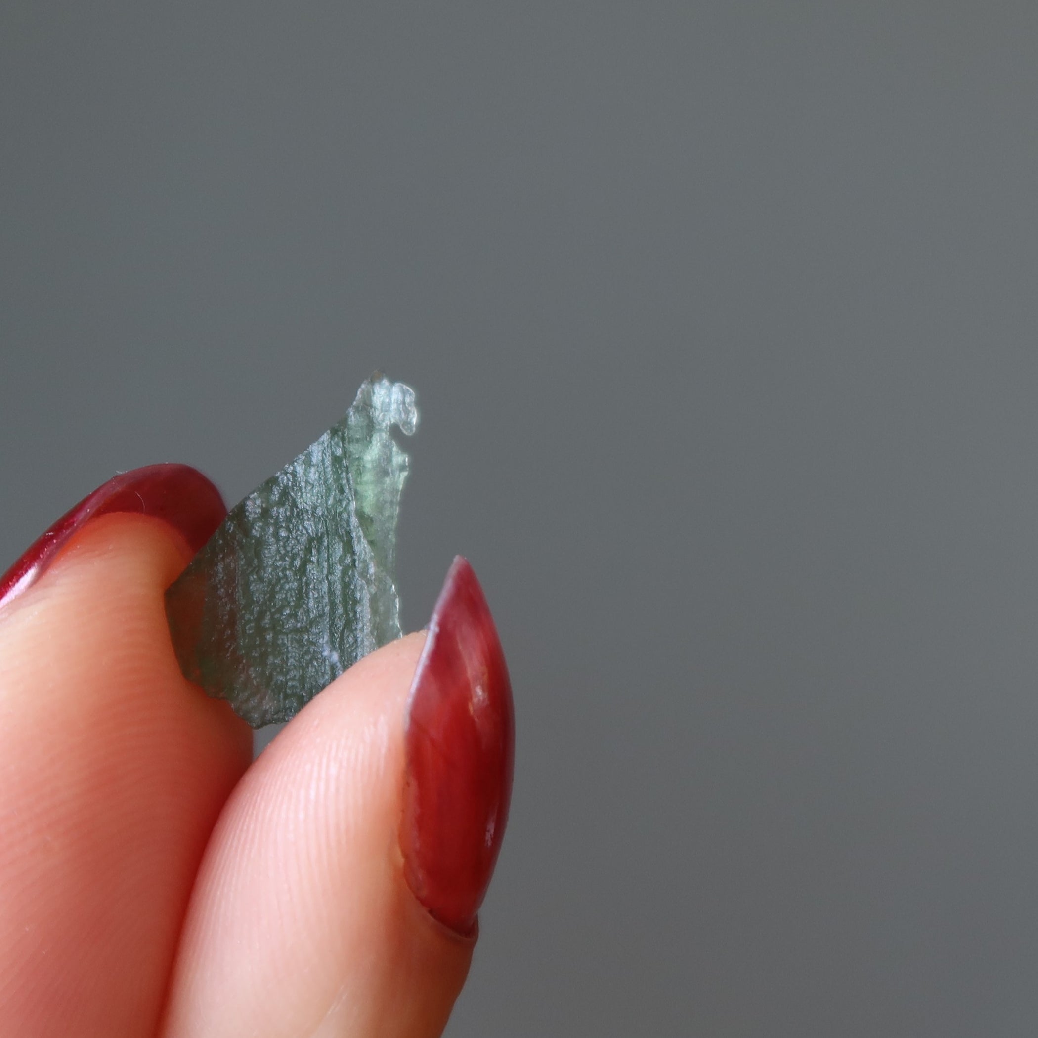 Moldavite Tektite Time Travel Flying Arrowhead Point — Satin Crystals
