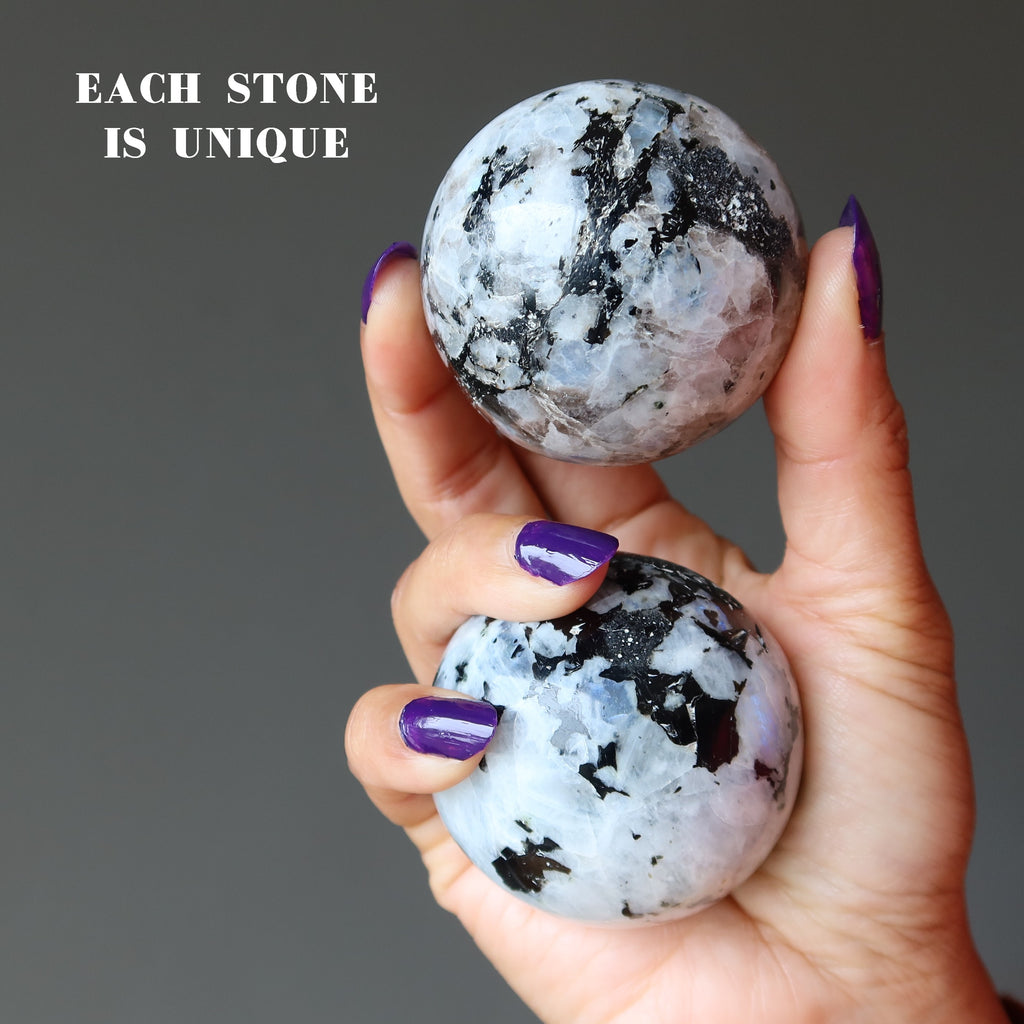 Crystal Healing Balls - Natural Gemstones Spheres Polished Gazing Orbs ...