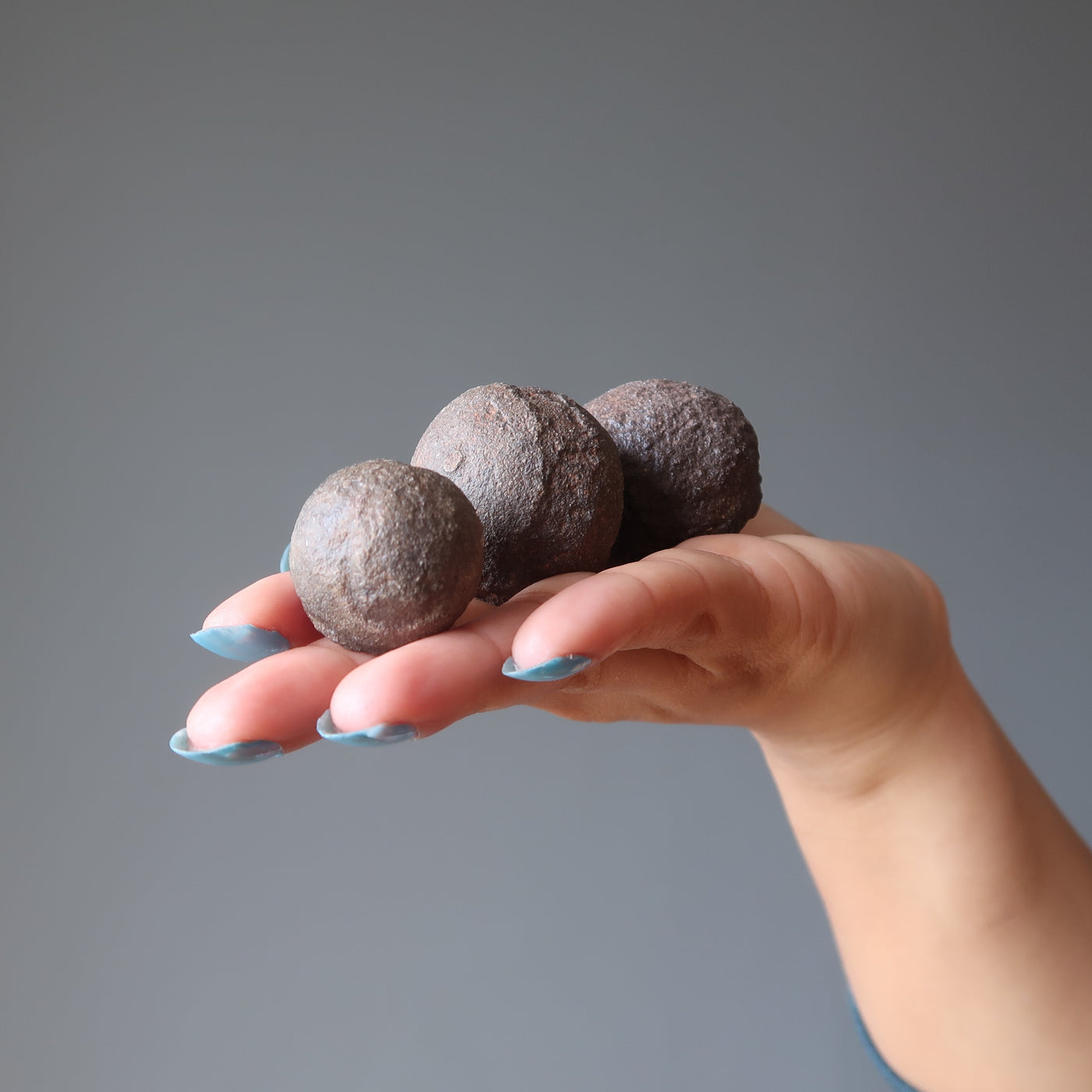 Moqui Marble Three Generation Ancestor Shaman Stone Balls — Satin Crystals