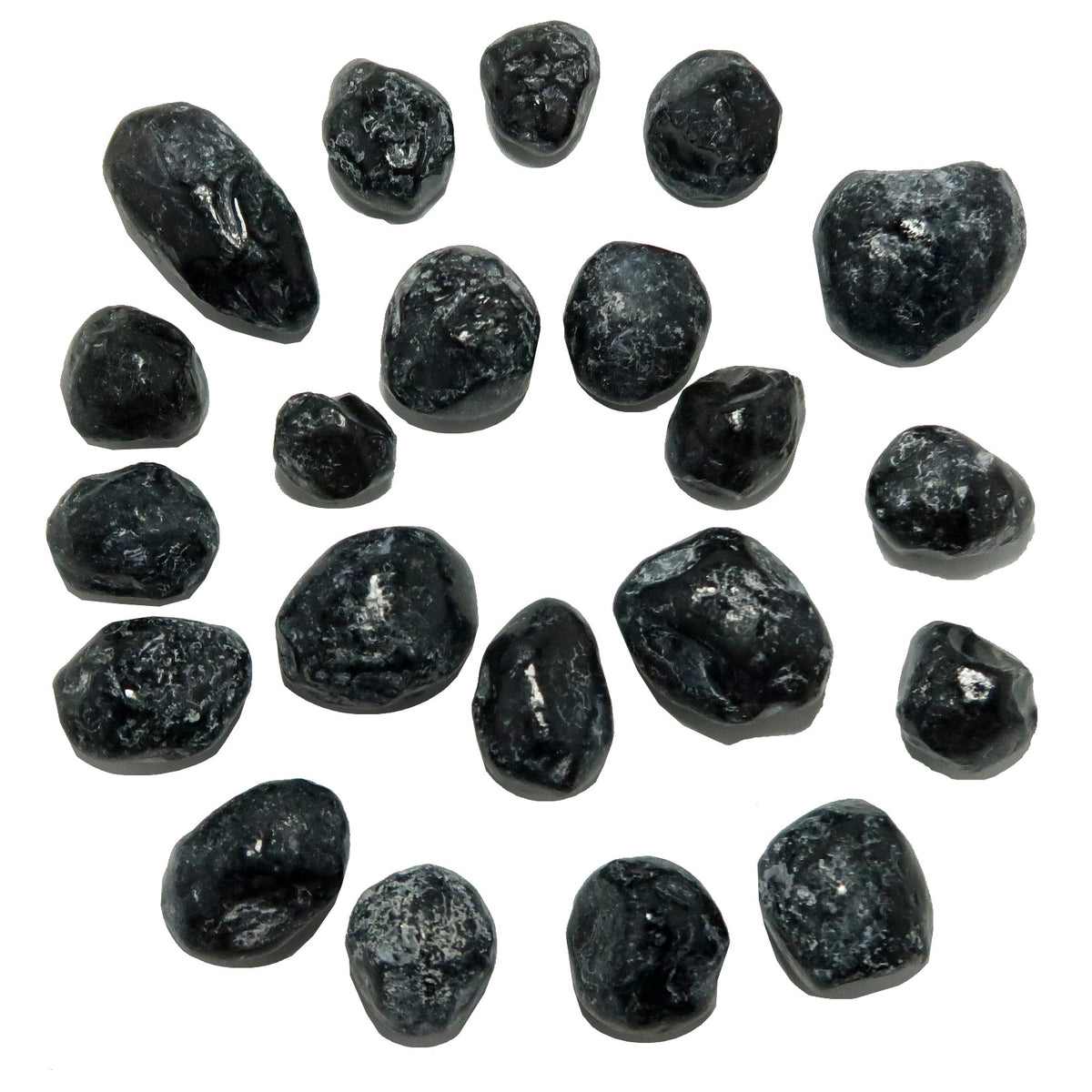 Apache Tear Obsidian Raw Set Mourning Grief Stones — Satin Crystals