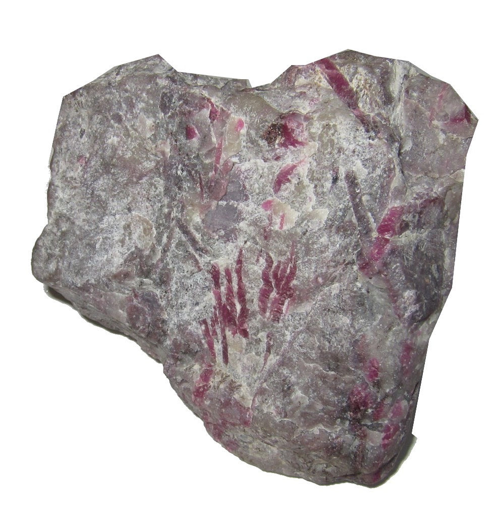 Ruby Raw Gemstone Cluster Red Lepidolite Crystal Spiritual Stone Love ...