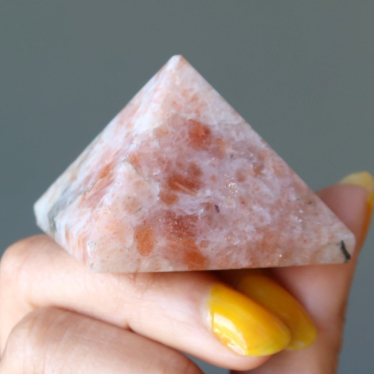 Sunstone Pyramid Sun God Ra — Satin Crystals